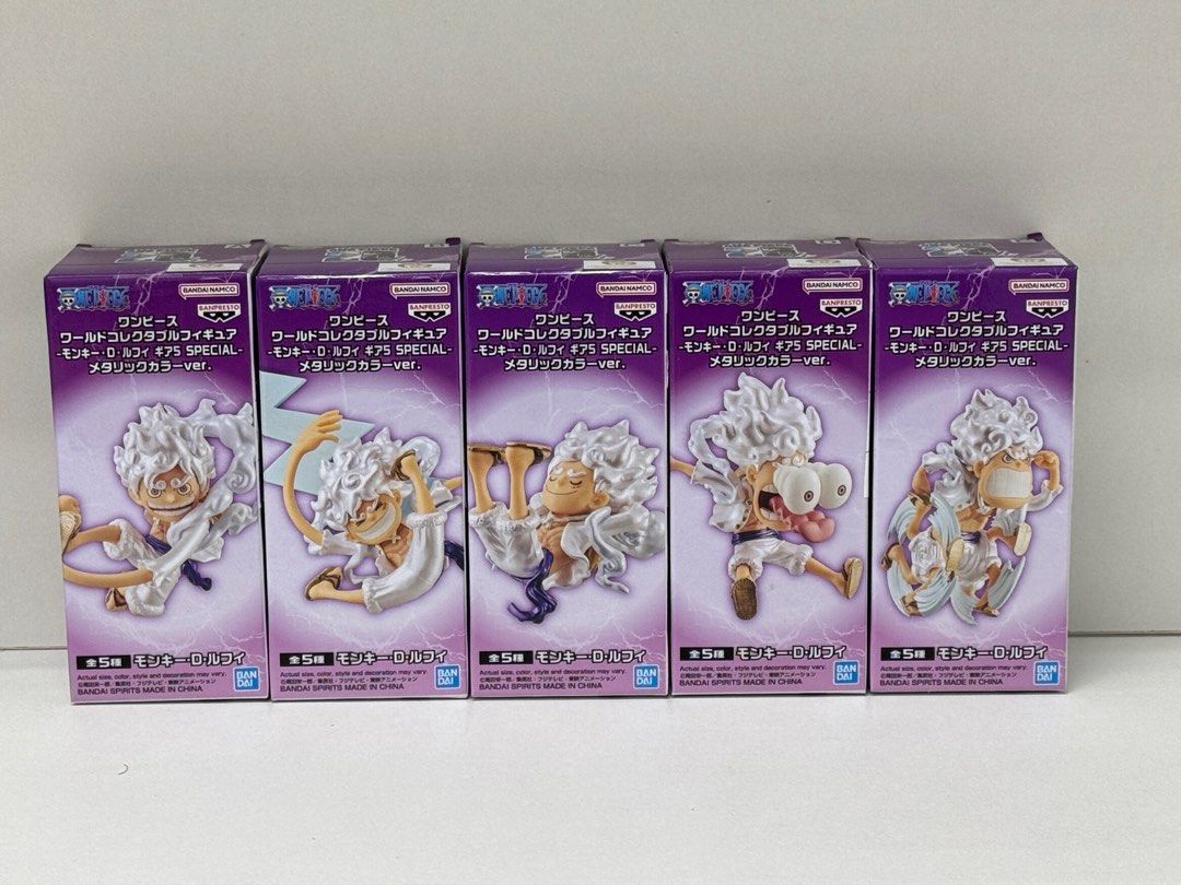 bandai wcf gear 5 nika luffy (metallic colour), Hobbies & Toys, Toys ...