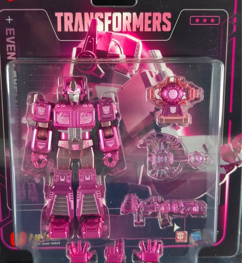 Blokees Limited Edition Pink Optimus Prime, Hobbies & Toys, Toys ...