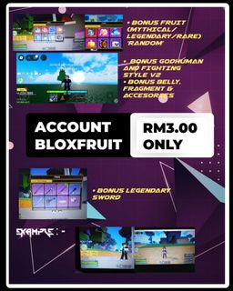 Affordable "blox fruit account" For Sale | Carousell Malaysia
