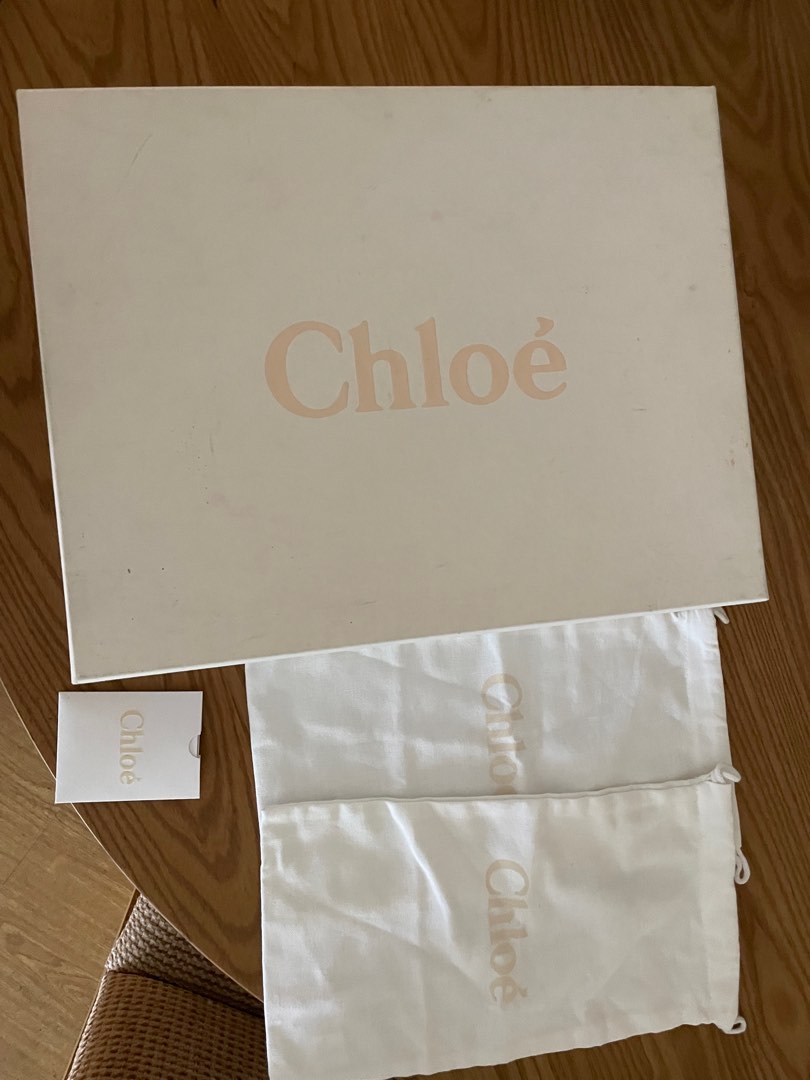 Chloe shoe box with dustbags, card, and e-receipt, Luxury, Sneakers ...