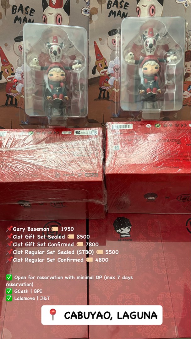 Clot Gift Set | Regular Set Sealed and Unsealed | Gary Baseman, Hobbies ...