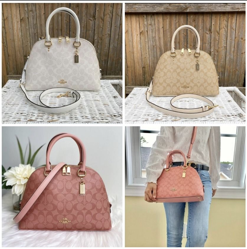 Coach Ladies Bag - 2558 Katy Satchel in Signature Coated Canvas and ...