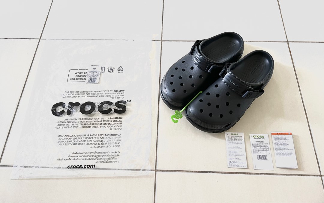 Crocs Duet Max Clog 2, Men's Fashion, Footwear, Flipflops and Slides on ...