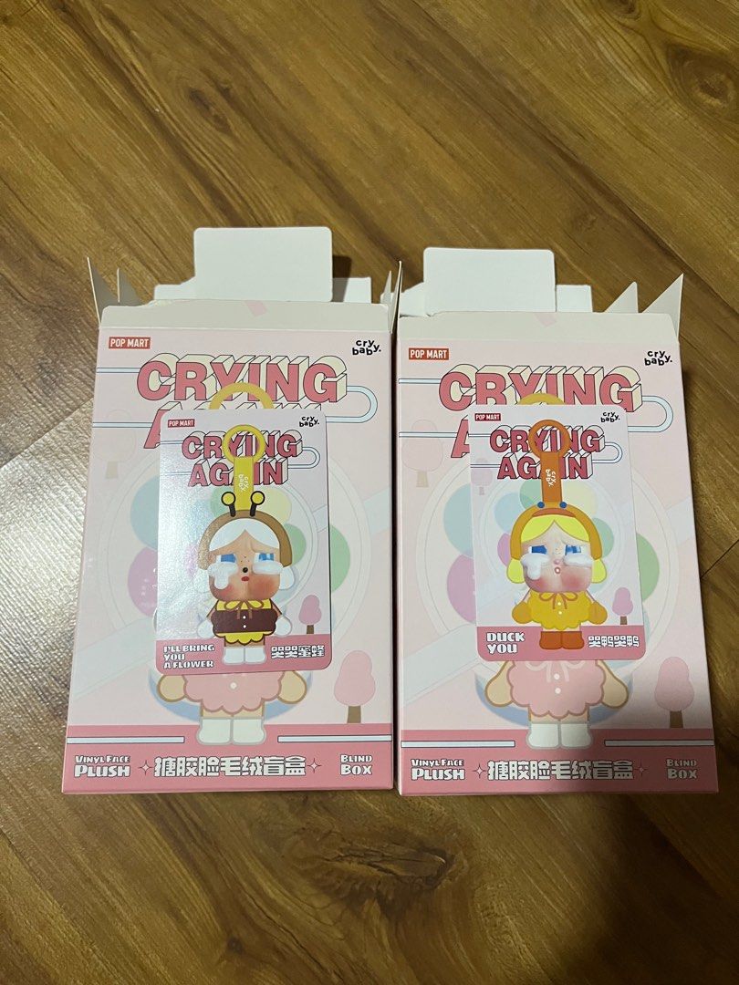 Crybaby crying again POPMART, Hobbies & Toys, Toys & Games on Carousell