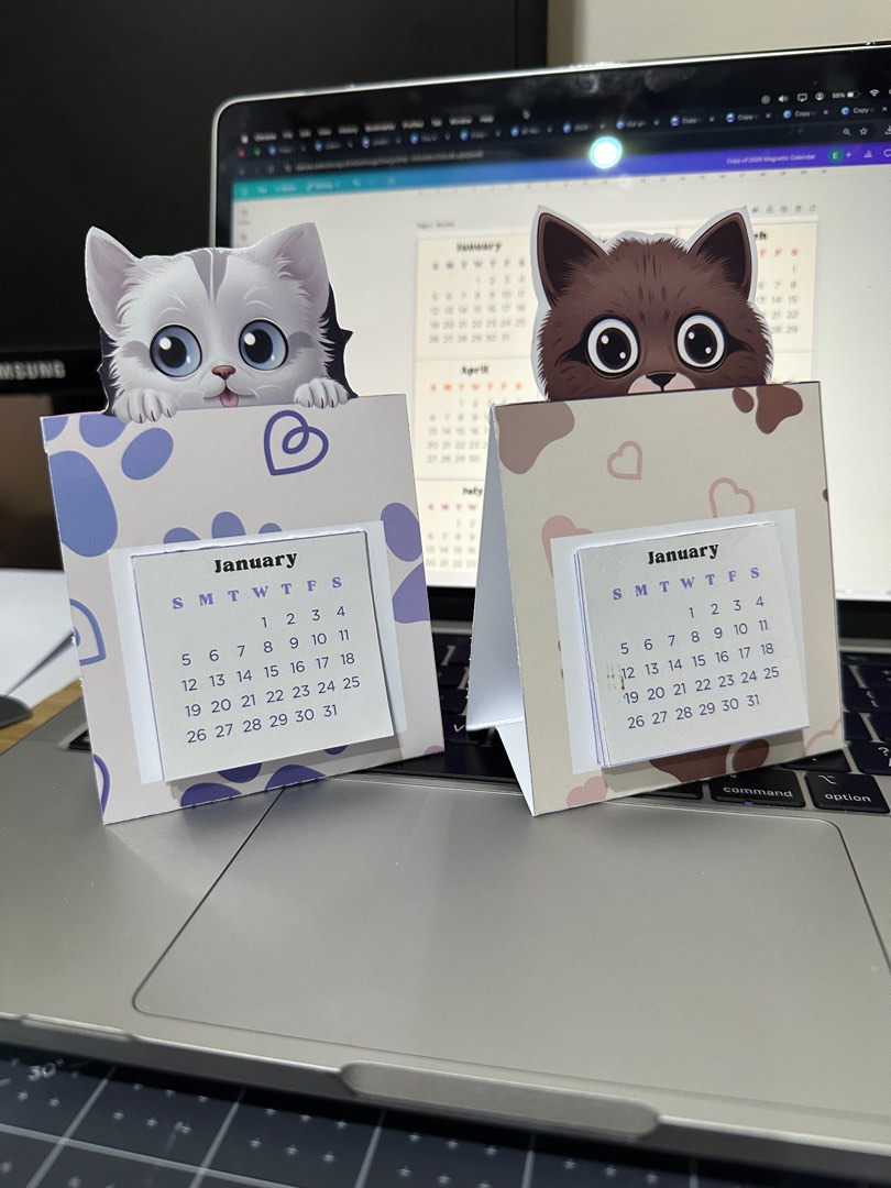 Cute mini calendar (pre-order), Hobbies & Toys, Stationary & Craft ...