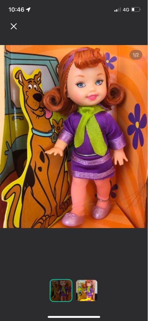 Daphne Scooby-Doo Barbie doll Kelly, Hobbies & Toys, Toys & Games on ...