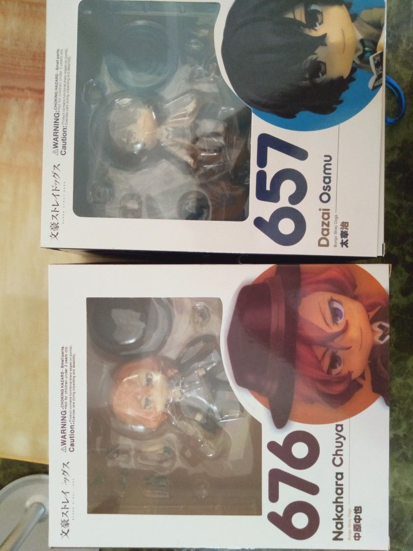 Dazai and Chuuya chibi figure, Hobbies & Toys, Memorabilia ...