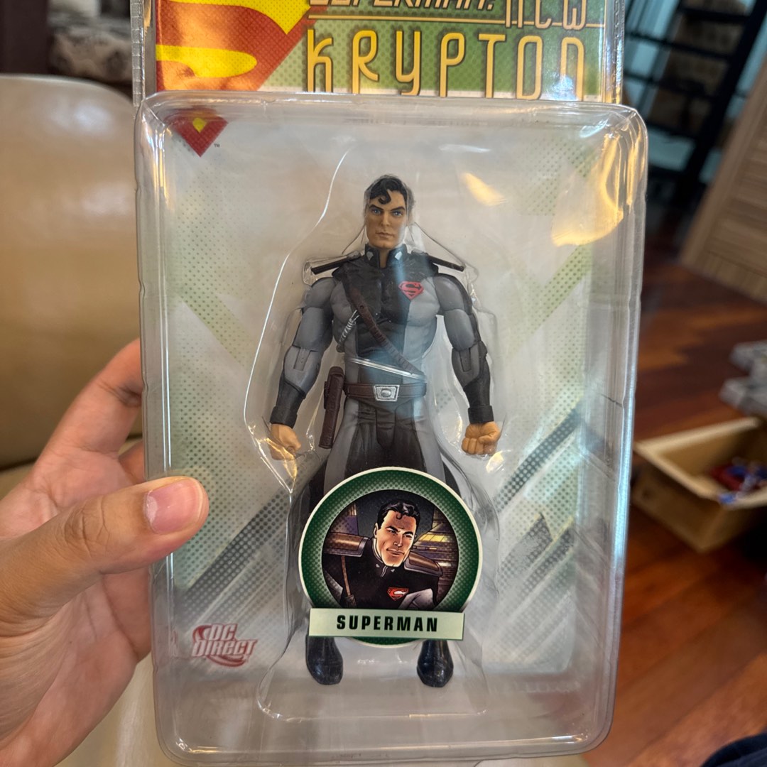 DC Direct Superman: New Krypton 7" REEVES Likeness Gary Frank Action ...