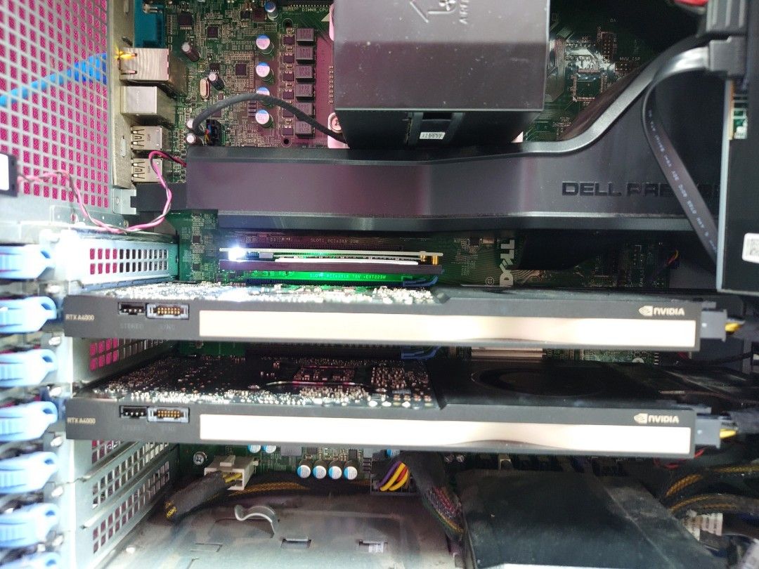 Dell Precision Tower 5810 Rendering Workstation Dual RTX A4000 ...