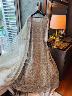 Kimono Abaya Dress from Kuwait Gold Embroidery Raya 2025, Women's ...