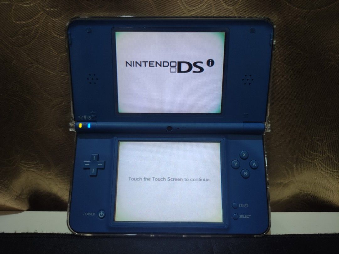 DSi XL (Blue) (Modded) (Both screens have dark edges), Video Gaming ...