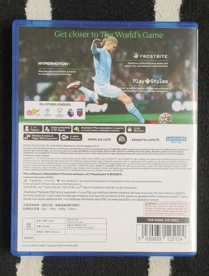 EAFC 24 PS5 STANDARD EDITION, Video Gaming, Video Games, PlayStation on ...