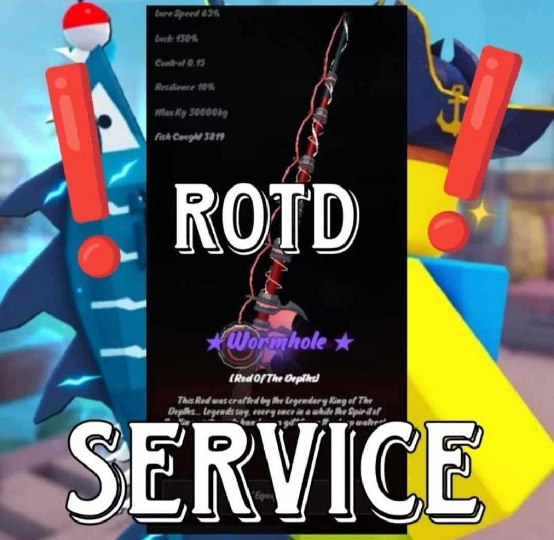 Fisch rod of the depth service (rotd), Hobbies & Toys, Music & Media ...