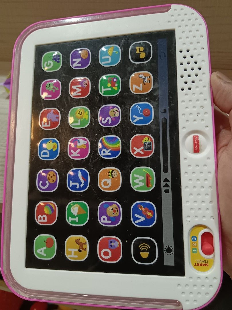 Fisher price abc tablet pink, Hobbies & Toys, Toys & Games on Carousell