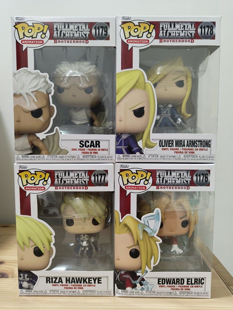 Funko Pop! Animation: Full Metal Alchemist - Scar, Olivier Mira ...