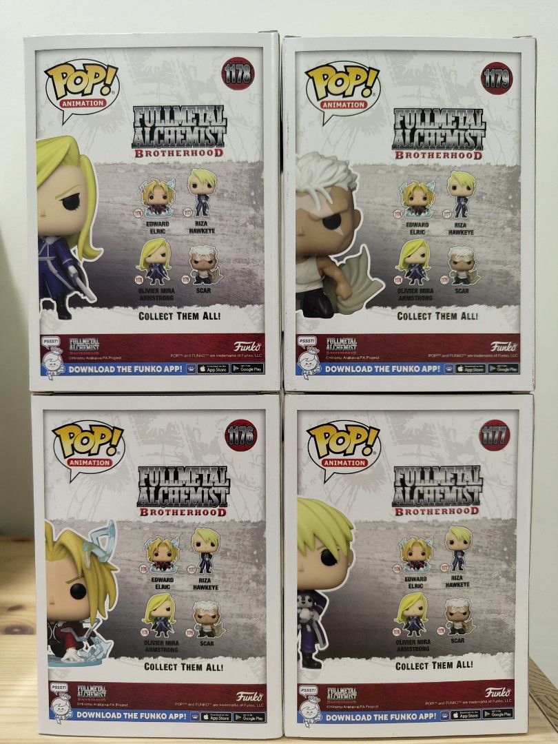 Funko Pop! Animation: Full Metal Alchemist - Scar, Olivier Mira ...
