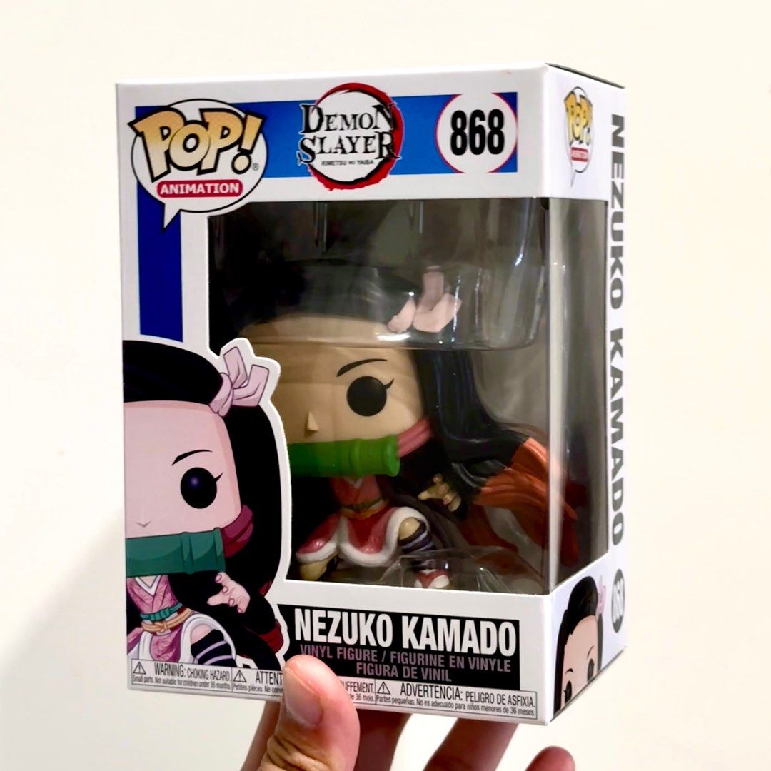 Funko Pop! Nezuko Kamado #868 - Kimetsu no Yaiba / Demon Slayer ...