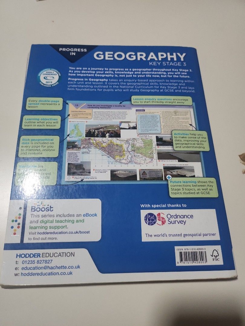Geography Key Stage 3, Hobbies & Toys, Books & Magazines, Textbooks on ...