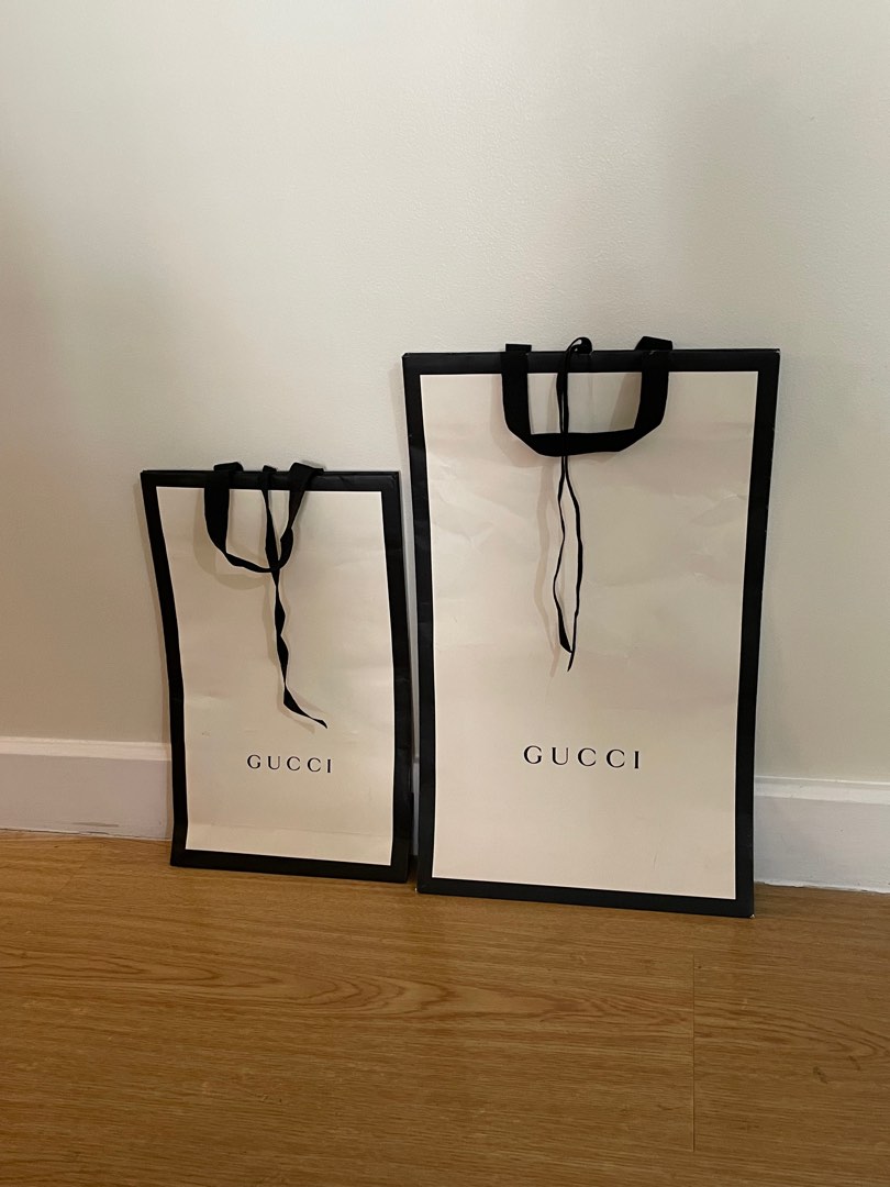 Gucci paper bag, Announcements on Carousell