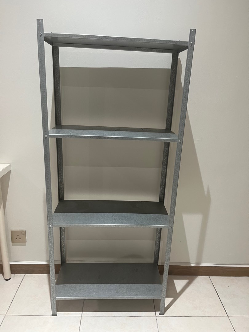 IKEA Hyllis rack (4-tier), Furniture & Home Living, Furniture, Shelves ...