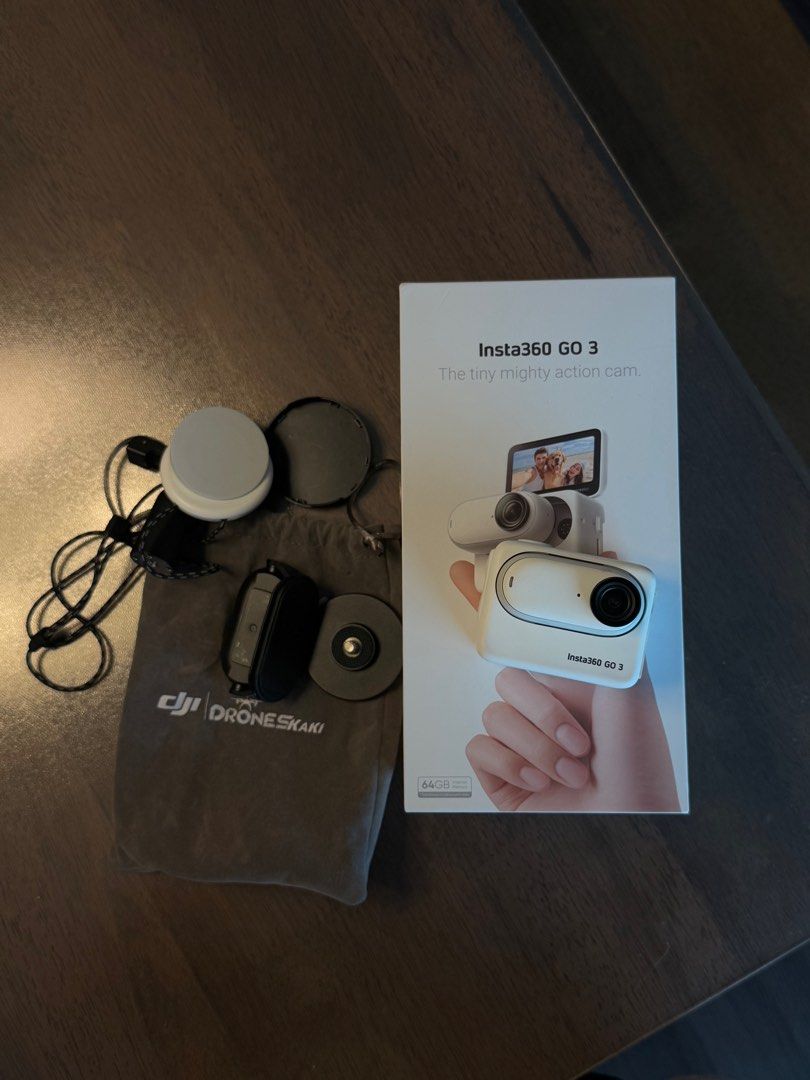 Insta360 Go 3 action Camera full set accessories, Photography, Cameras ...