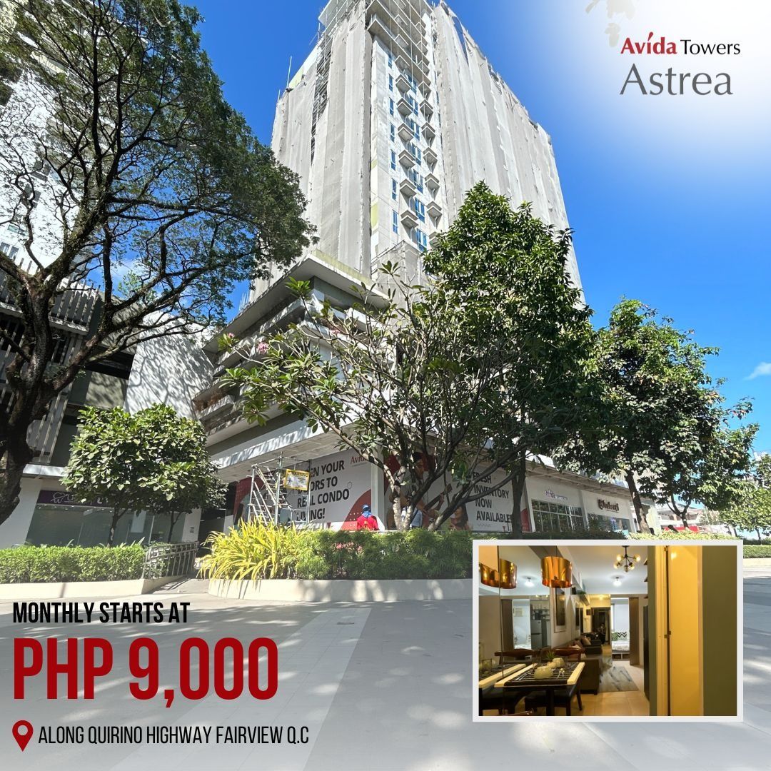 JR 1 BED ROOM 22.5 SQM Promo Sale at Avida Towers Astrea Fairview near ...