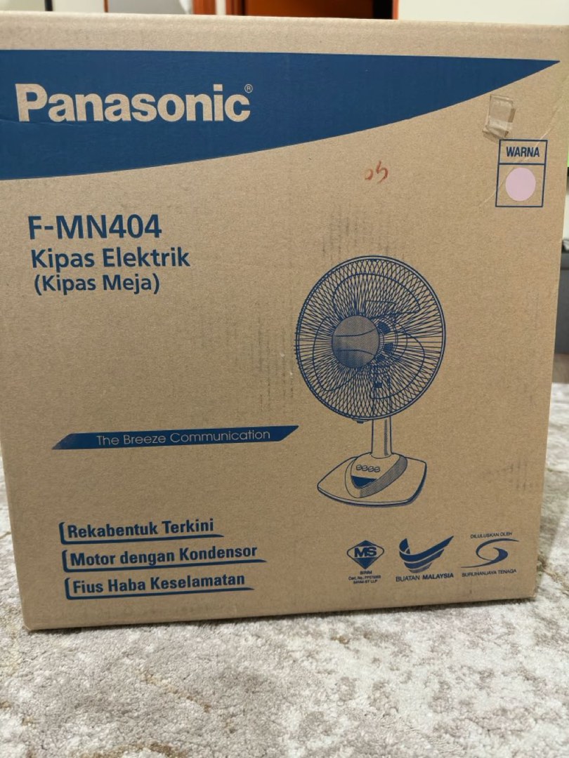 Kipas Angin Meja Panasonic, TV & Home Appliances, Air Conditioners ...
