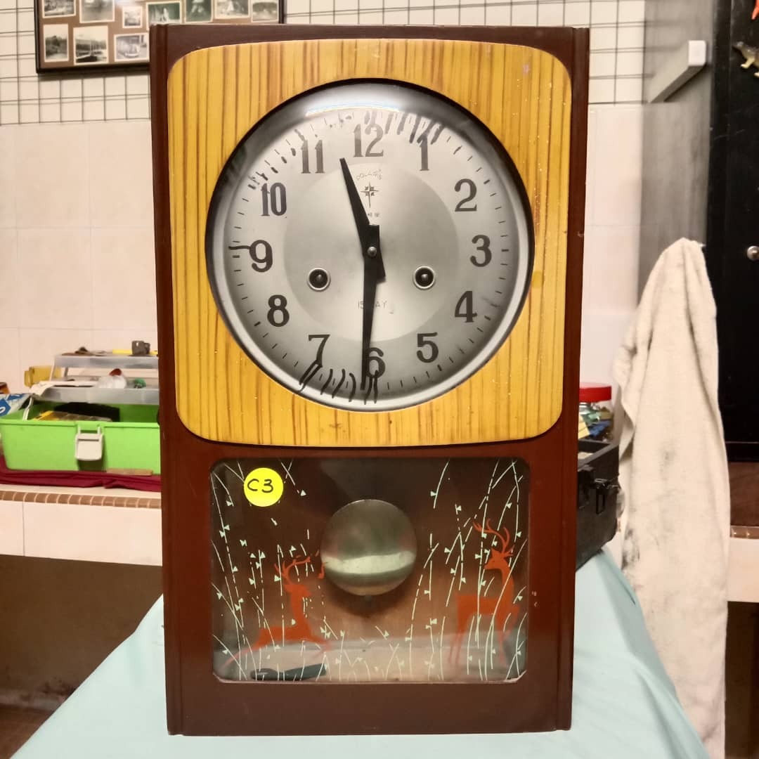 KOLEKSI JAM ANTIK JAM DINDING BARANG LAMA HIASAN HOME DECO HADIAH RARE ...