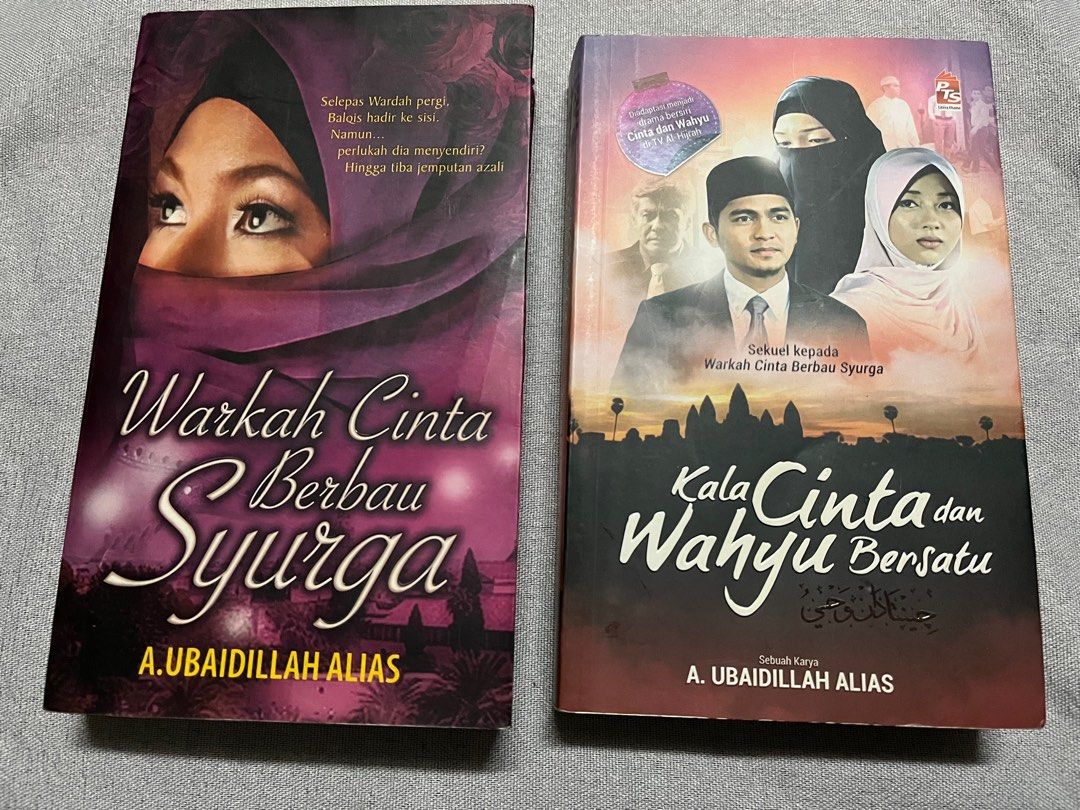 Kombo Novel Islami Vol 1 & 2 - Warkah Cinta Berbau Syurga & Kala Cinta Dan Wahyu Bersatu ...