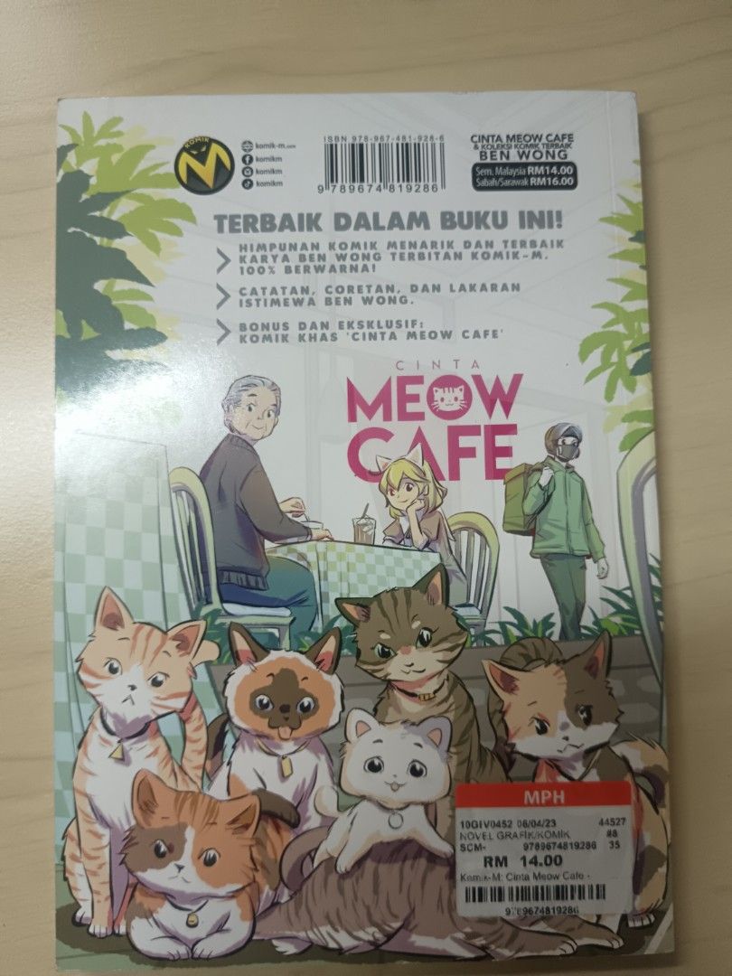 Komik Best "Meow Cafe" Berwarna, Hobbies & Toys, Books & Magazines ...