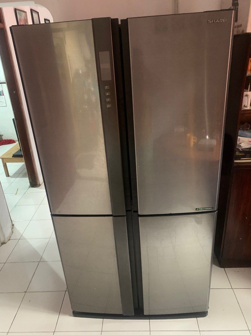 Kulkas Sharp 4 Pintu, Kitchen & Appliances di Carousell