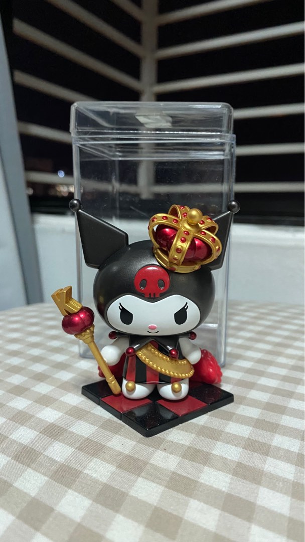 Kuromi Queen Red Black Figurine, Hobbies & Toys, Toys & Games on Carousell