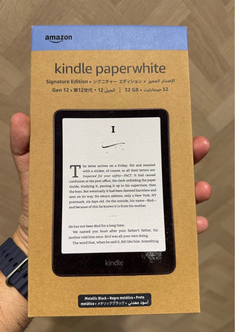 Latest Kindle Paperwhite Signature Edition 32GB 2024 (12th Gen ...