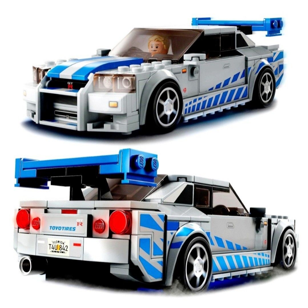 Lego Speed Champions Fast & Furious 76917 Nissan Skyline GT-R (R34 ...
