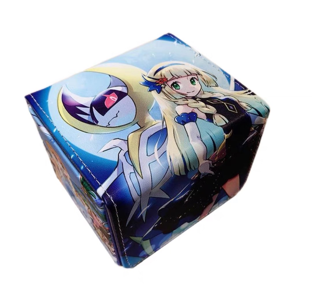 Lillie Waifu | Solgaleo Lunala Alola Vulpix | TCG Card Deck Storage Box ...