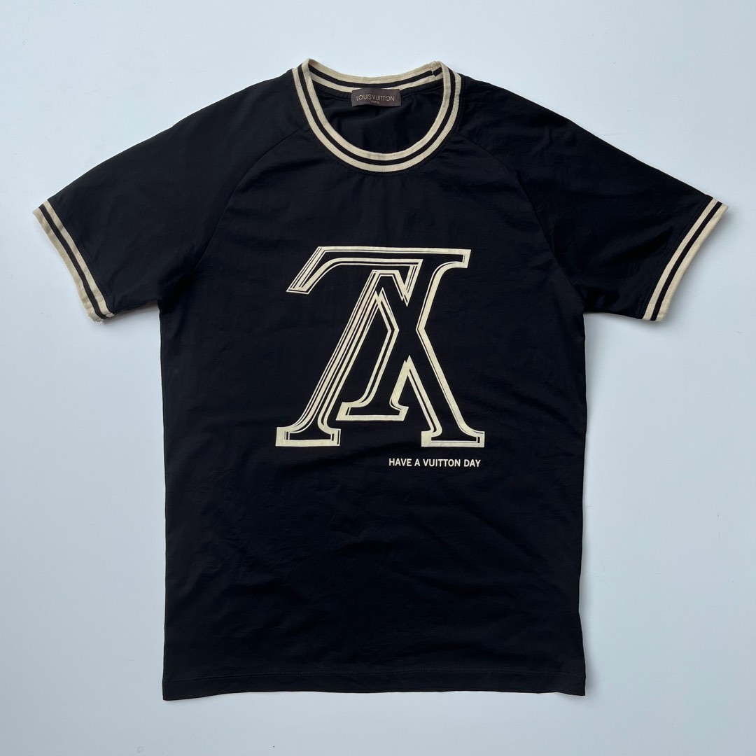 Lv louis vuitton ringer, Men's Fashion, Tops & Sets, Tshirts & Polo ...