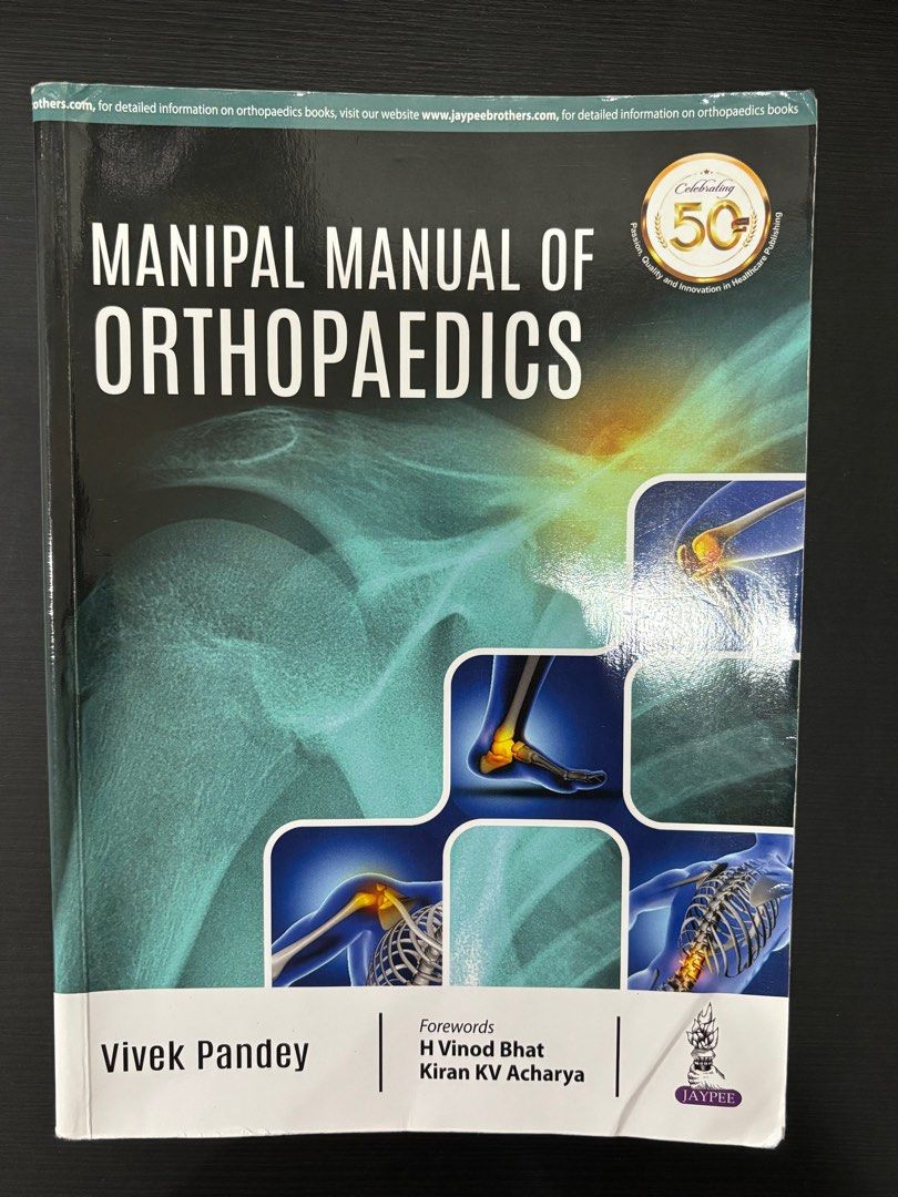 Manipal Manual of Orthopaedics, Hobbies & Toys, Books & Magazines, Textbooks on Carousell