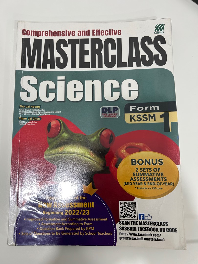 Masterclass Science (DLP) Tingkatan 1 (KSSM), Hobbies & Toys, Books ...