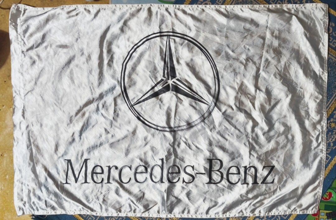 Mercedes Benz flag / bendera, Hobbies & Toys, Collectibles ...