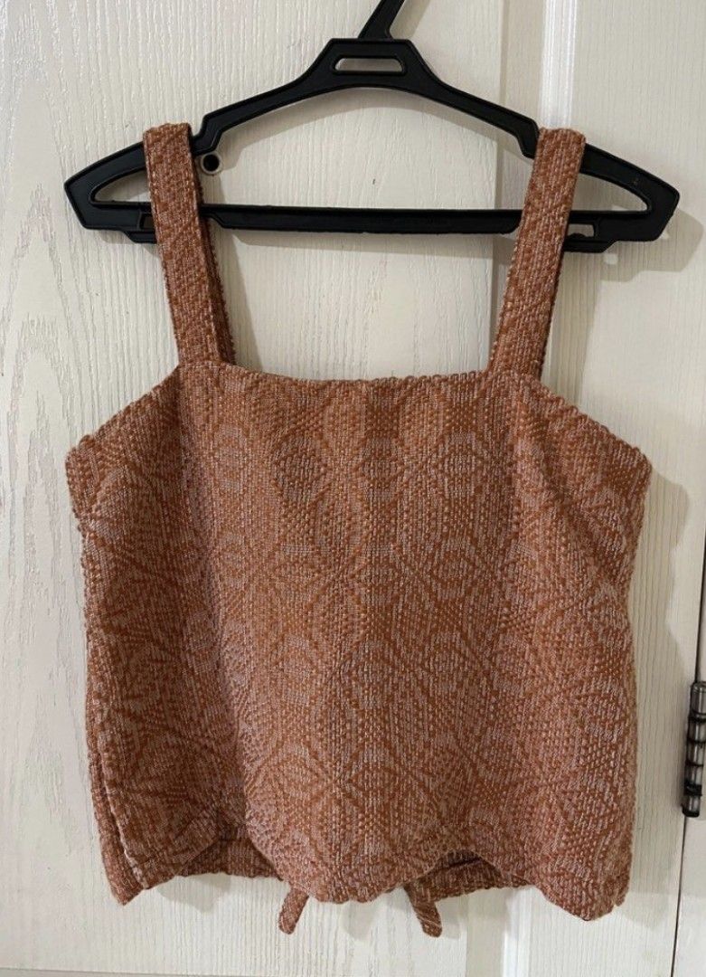 Modern Filipiniana inabel handwoven top with ribbons, Women's Fashion ...