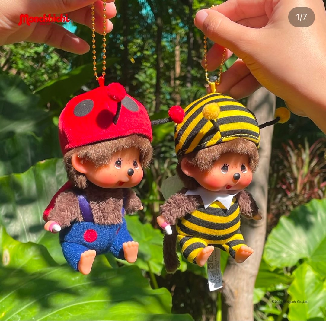 Monchhichi Bag Charms (Sekiguchi Japan), Hobbies & Toys, Toys & Games ...