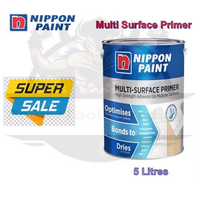 NIPPON PAINT MULTI SURFACE PRIMER (1L OR 5L), Furniture & Home Living, Home Improvement ...