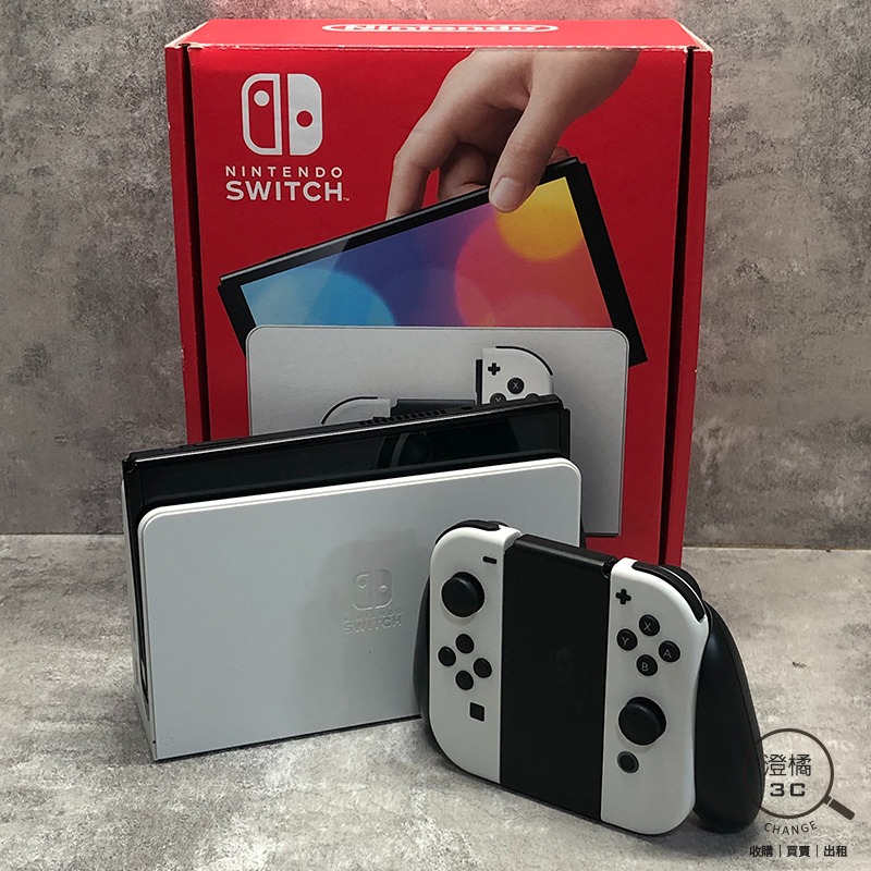 『澄橘』NS 任天堂 Nintendo Switch OLED 電玩主機 白《3C租借 歡迎折抵》A73337, 電玩遊戲相關, 電玩主機, Nintendo 任天堂在旋轉拍賣