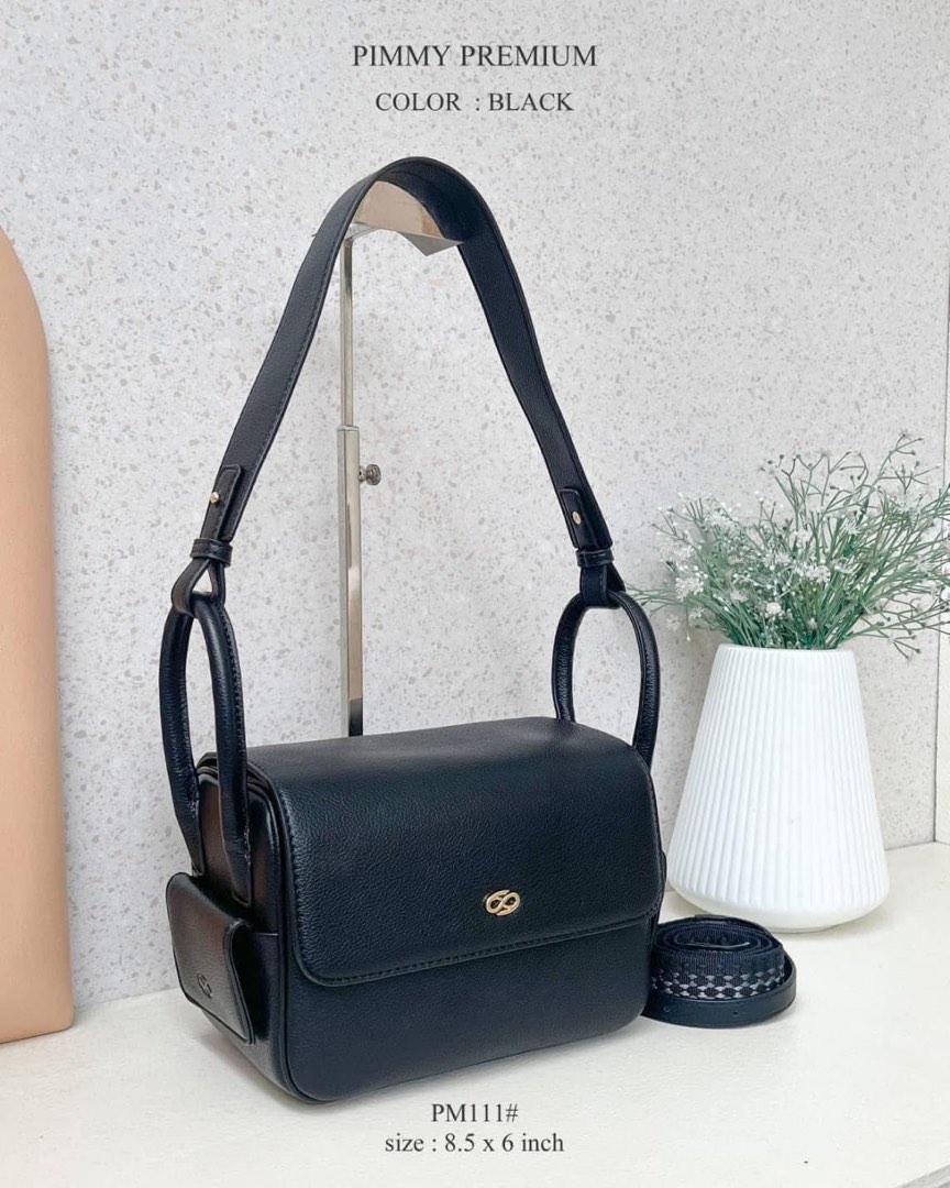 Pimmy Premium Treasure Bag Black, Women's Fashion, Bags & Wallets, Shoulder Bags on Carousell