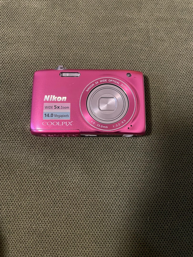Pink Nikon Coolpix Digi Cam, Photography, Cameras on Carousell