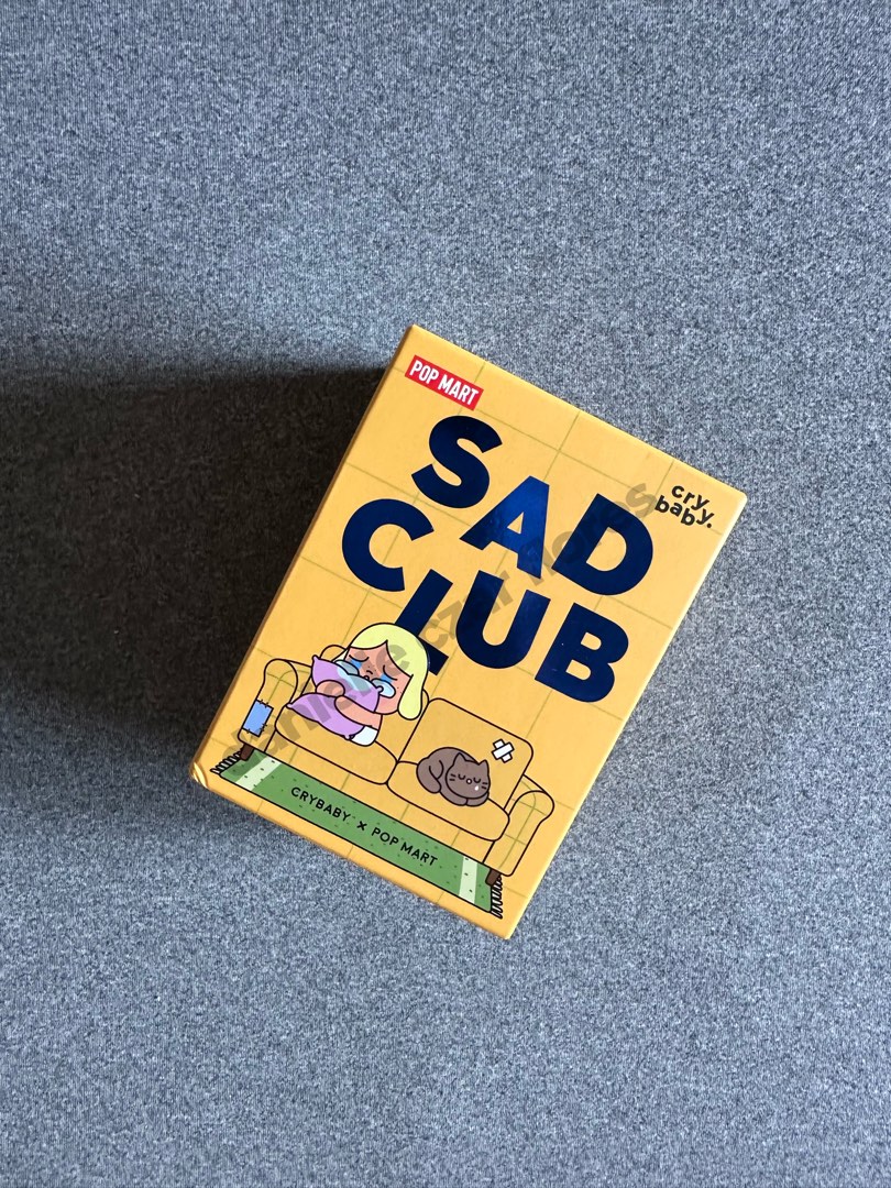 POP MART CRYBABY Sad Club Series, Hobbies & Toys, Toys & Games on Carousell