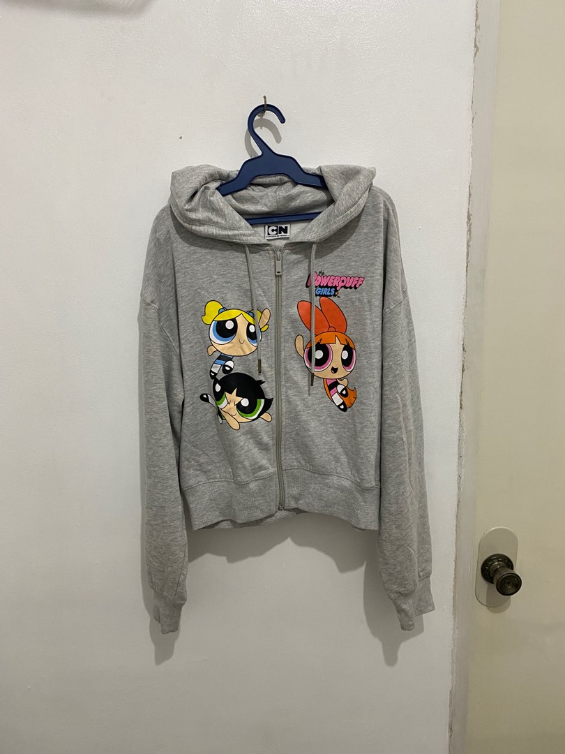 Powerpuff Girls Hoodie Jacket, Women's Fashion, Coats, Jackets and ...