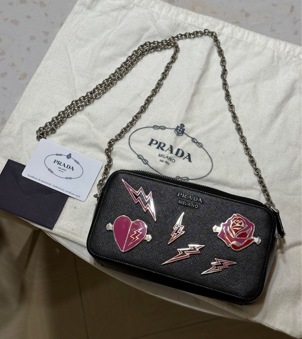 PRADA Frankenstein Heart Bag (authentic), Luxury, Bags & Wallets on ...