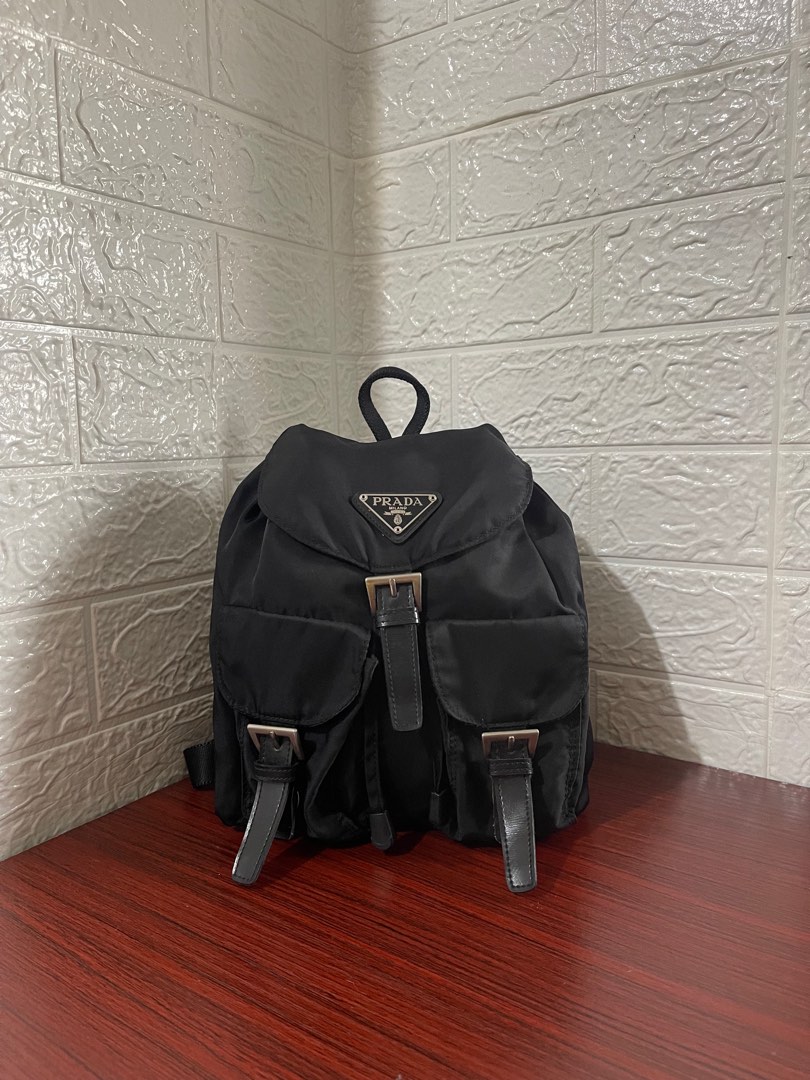 PRADA NYLON MINI BACKPACK - RARE SIZE, Luxury, Bags & Wallets on Carousell
