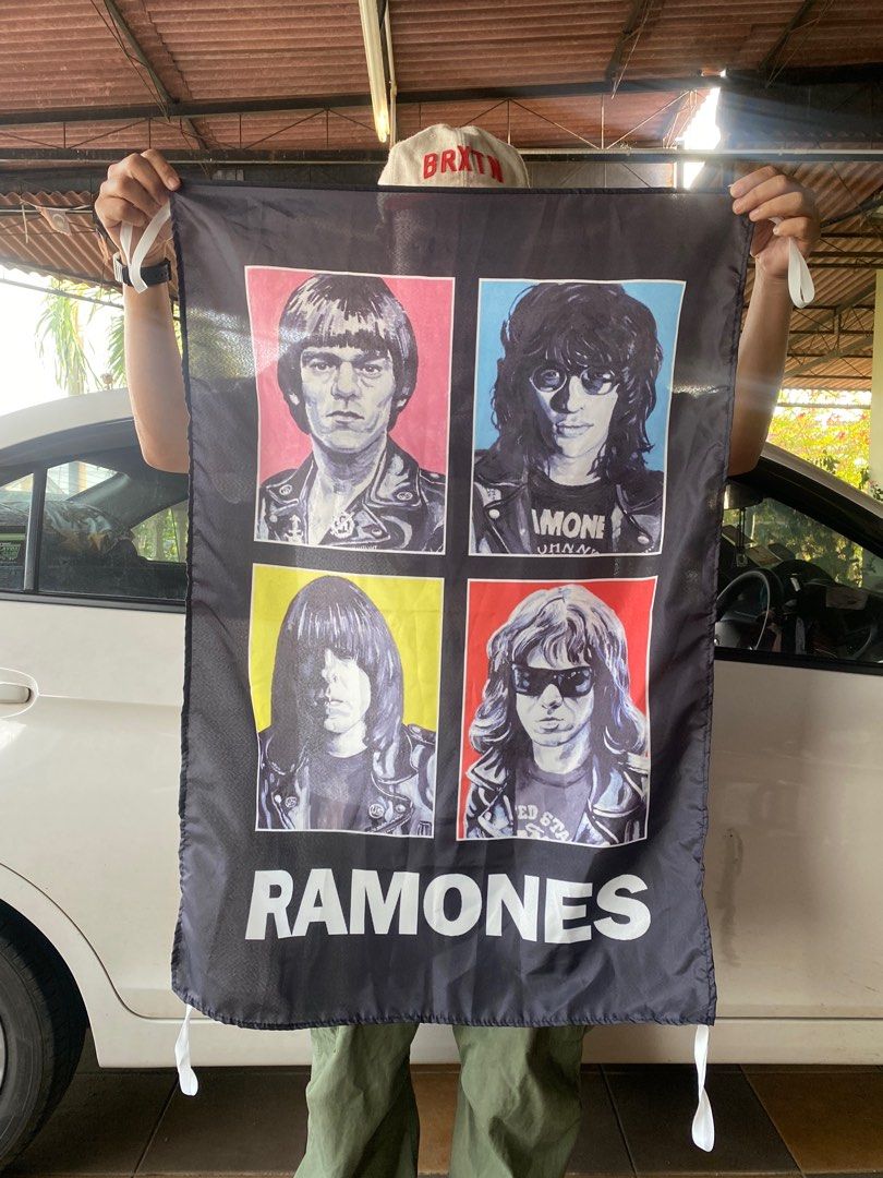 Ramones Flag / bendera, Furniture & Home Living, Home Decor, Wall Decor ...